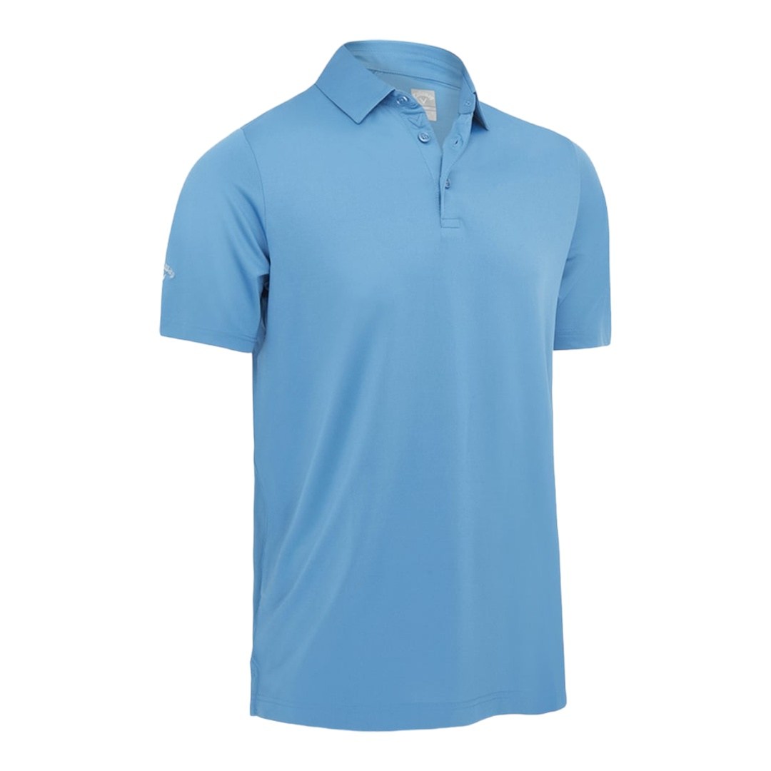 Callaway Swingtech Solid Golf Polo Shirt CGKSA0D7 | Blue – Clarkes Golf