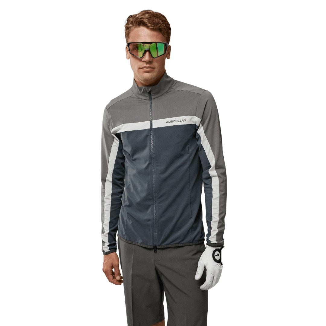 J.Lindeberg Jarvis Golf Mid Layer AMJS06691 | Volcanic Ash U221 ...