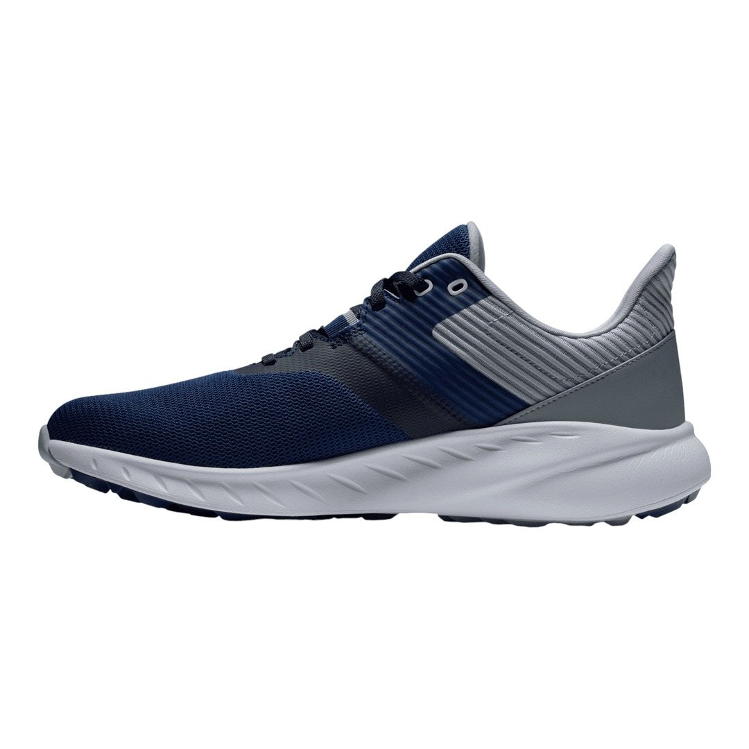 FootJoy Flex Golf Shoes 56285 | Navy/Grey/White – Clarkes Golf