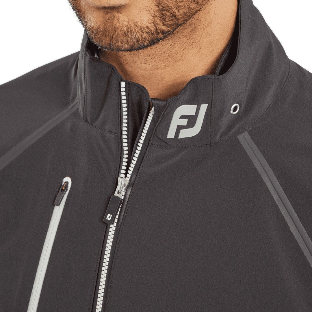 FootJoy HydroTour Waterproof Golf Jacket 89919 | Black – Clarkes Golf