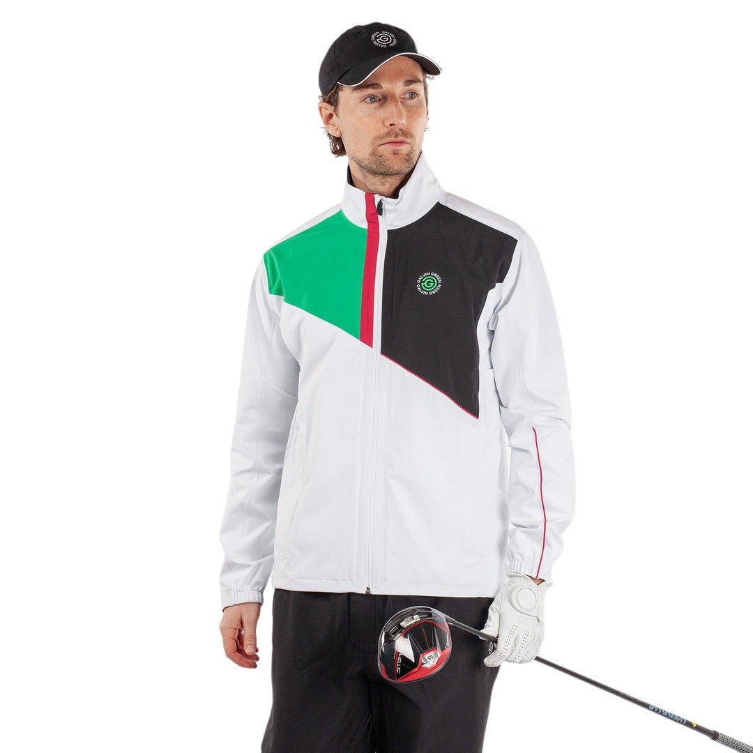 Galvin Green Apollo Gore-Tex Waterproof Golf Jacket | White/Black ...