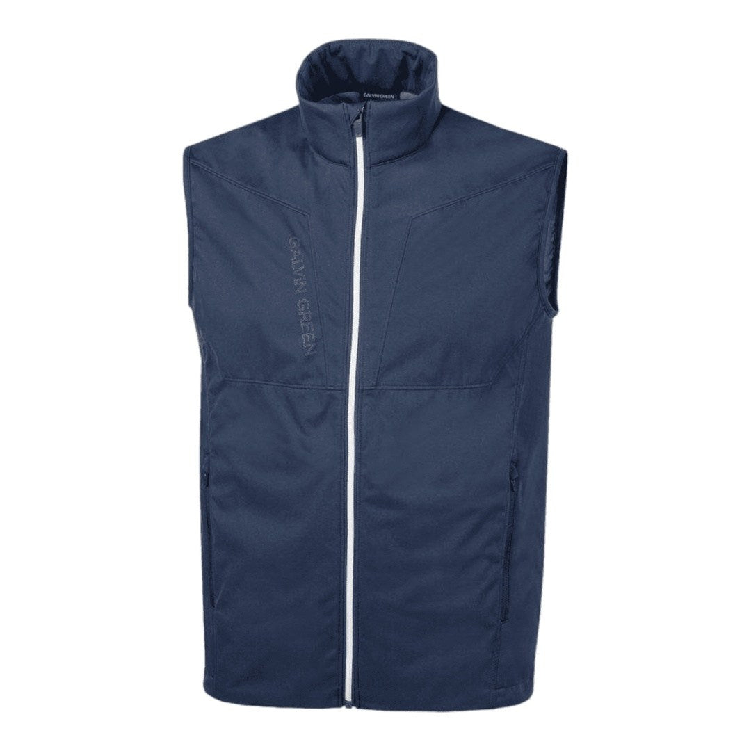 Galvin Green Lathan Interface-1 Golf Wind Vest | Navy/White – Clarkes Golf
