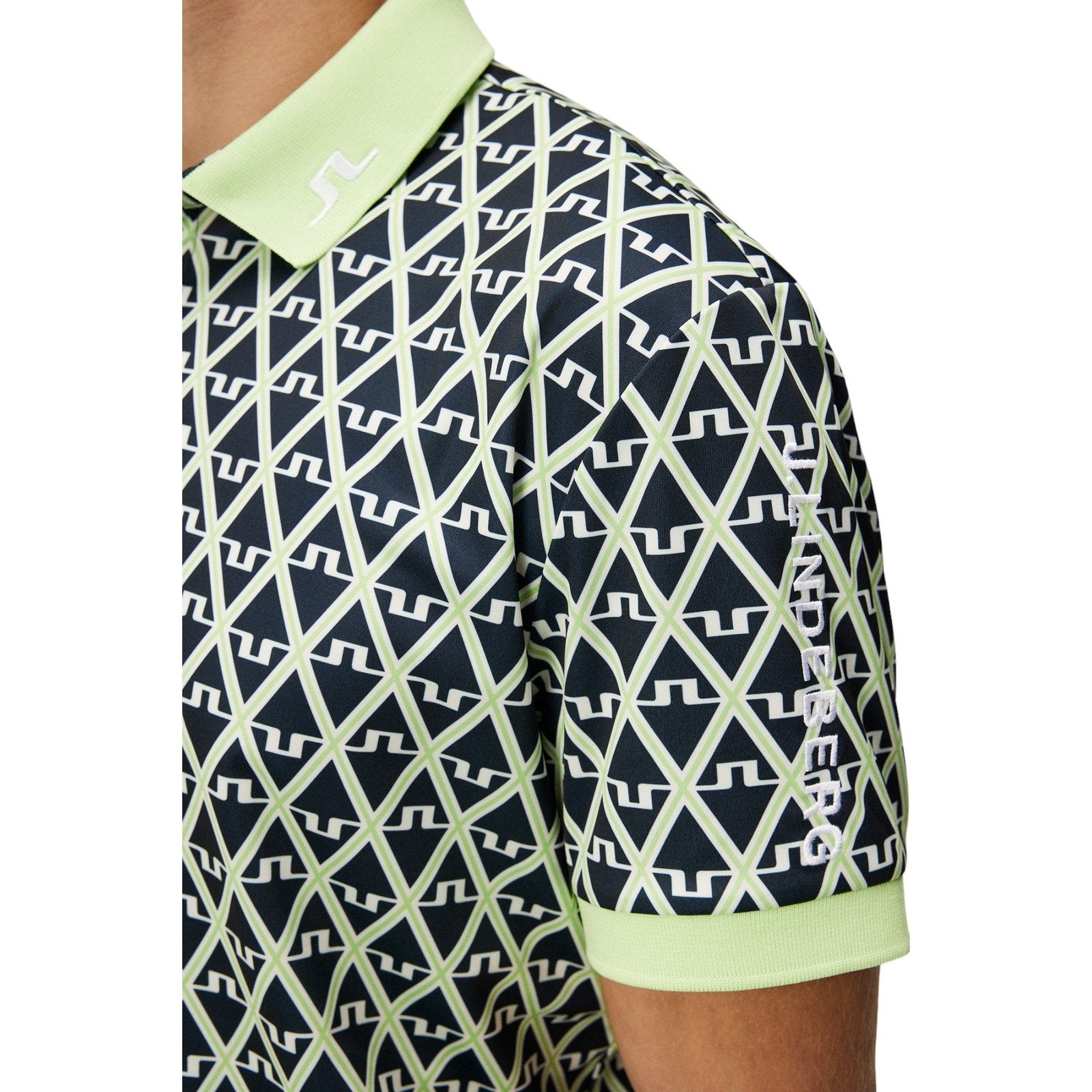 J Lindeberg Tour Tech Golf Polo Shirt GMJT09167 Geo Jl Navy – Clarkes Golf