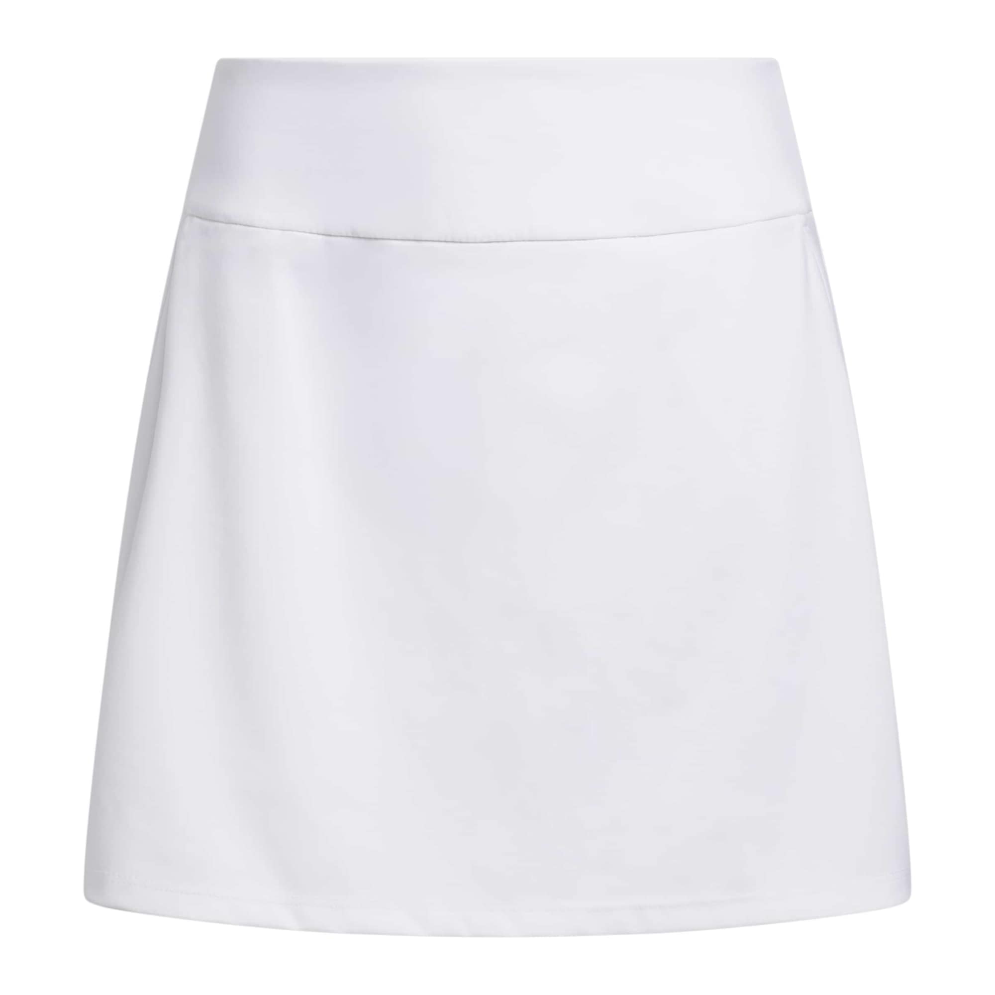 adidas Ladies Ultimate365 Solid Golf Skort JX6680 White | Clarkes Golf