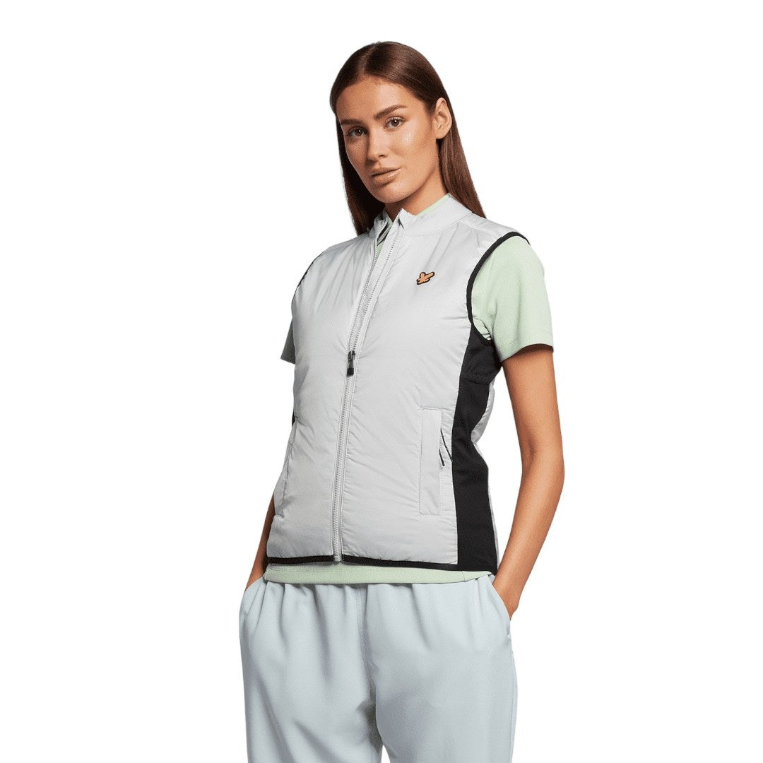 Lyle & Scott Ladies Amber Golf Gilet JKW1861 | Grey – Clarkes Golf