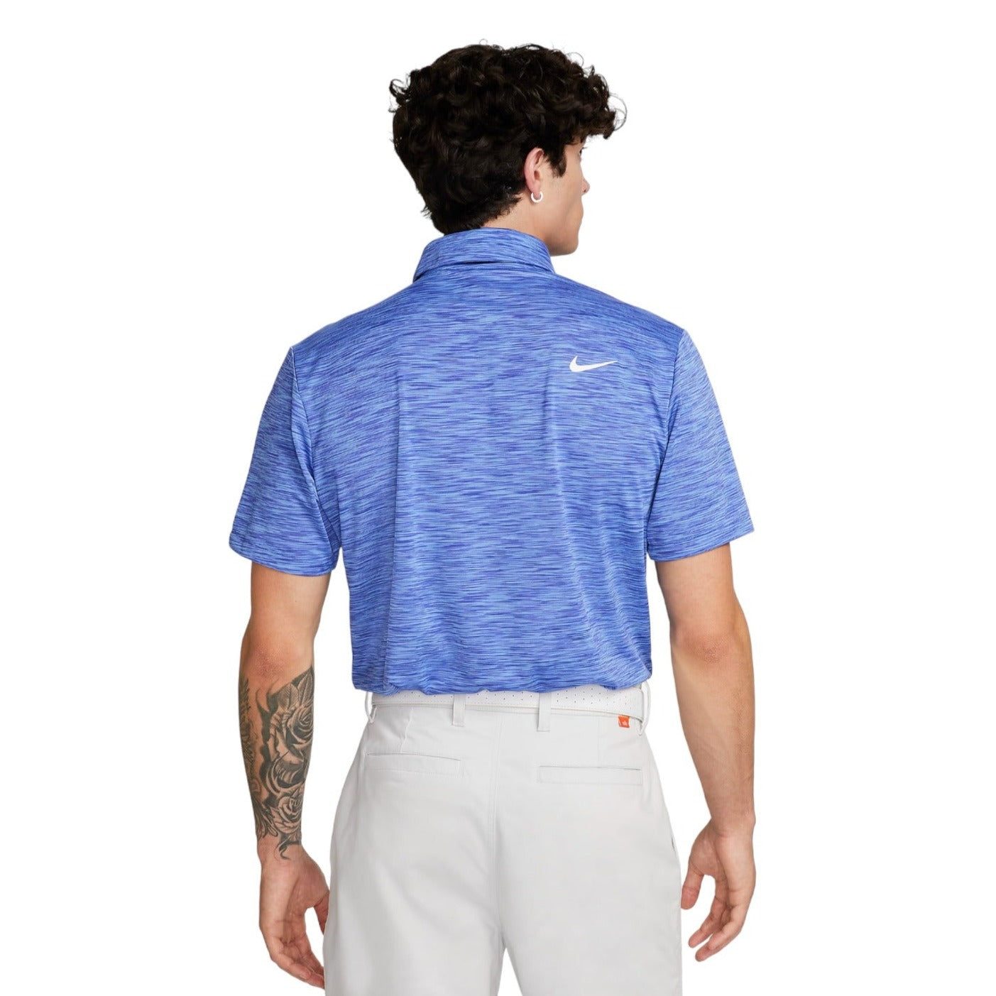 Nike Dri-FIT Tour Space Dye Golf Shirt DX6091 | Blue – Clarkes Golf