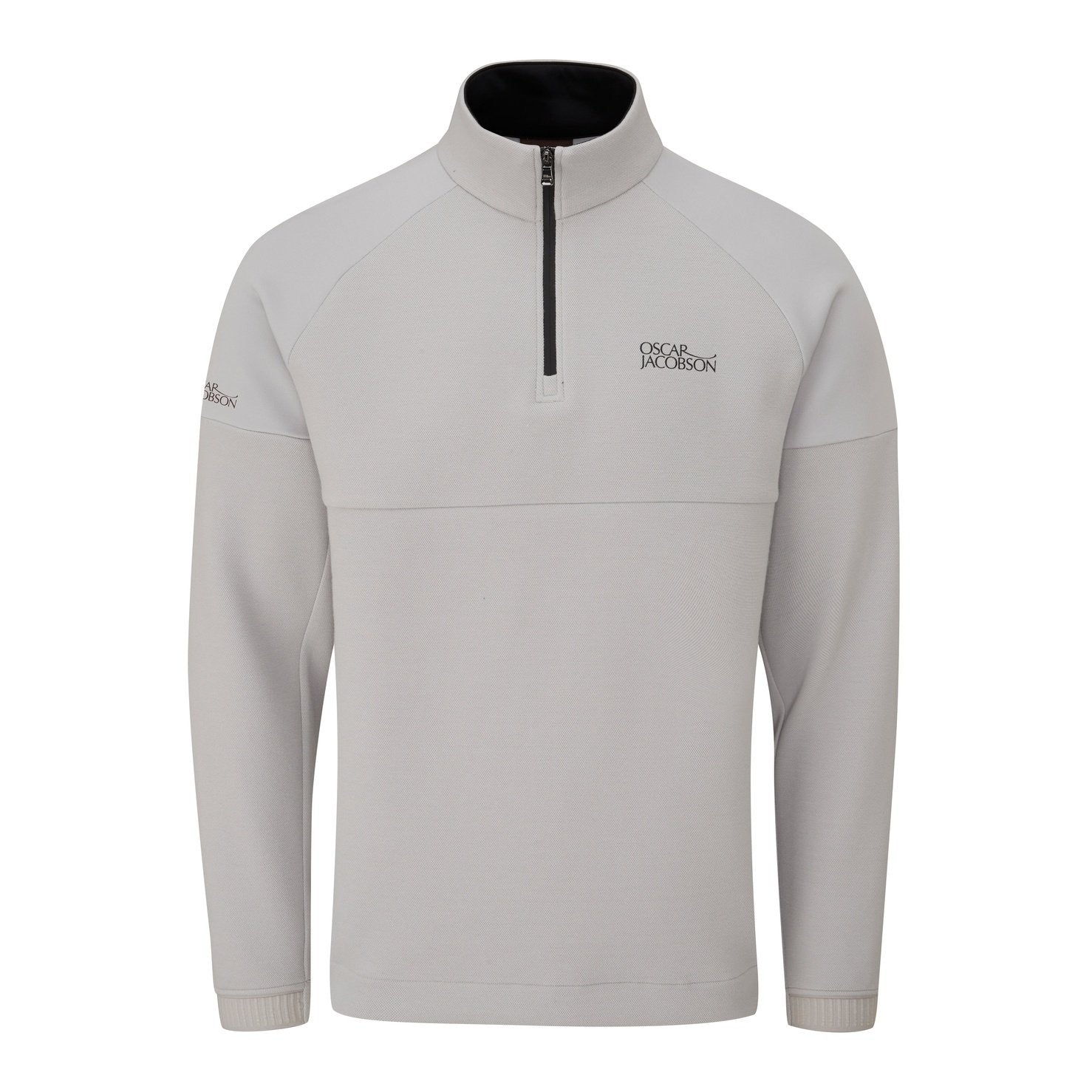 Oscar Jacobson Lockhart Tour Golf Midlayer OJTOP0145 Lunar Grey ...