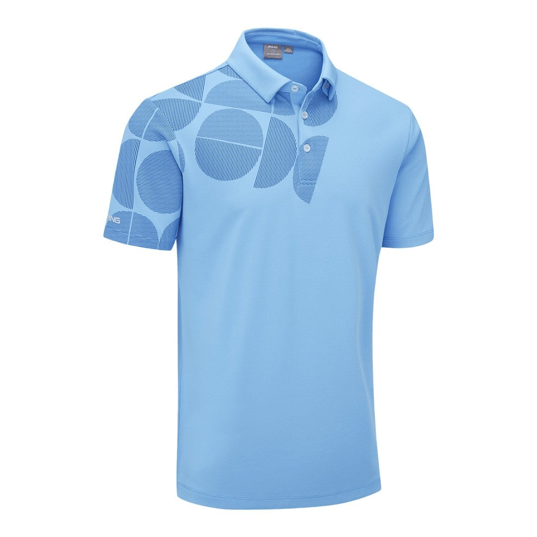 Ping Elevation Golf Polo Shirt P03568 | Blue – Clarkes Golf