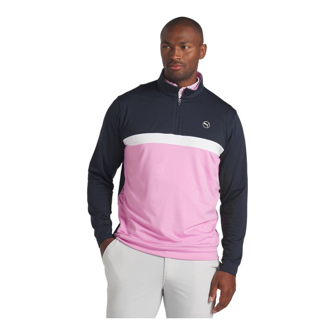 Puma Pure Colourblock 1/4 Zip Golf Midlayer 625888 – Clarkes Golf
