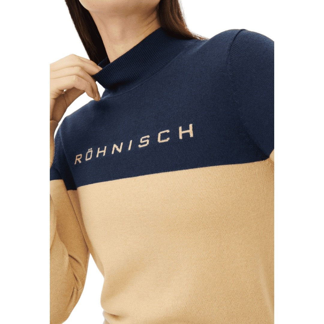 Rohnisch Ladies Angel Knit Golf Sweater 111670 | Tan – Clarkes Golf