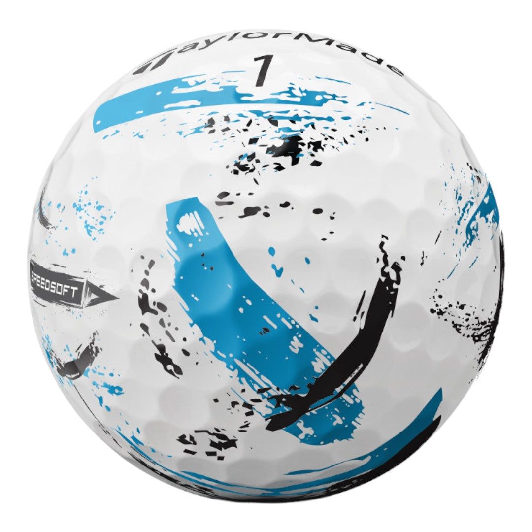 TaylorMade Speed Soft Ink Golf Balls | Blue – Clarkes Golf