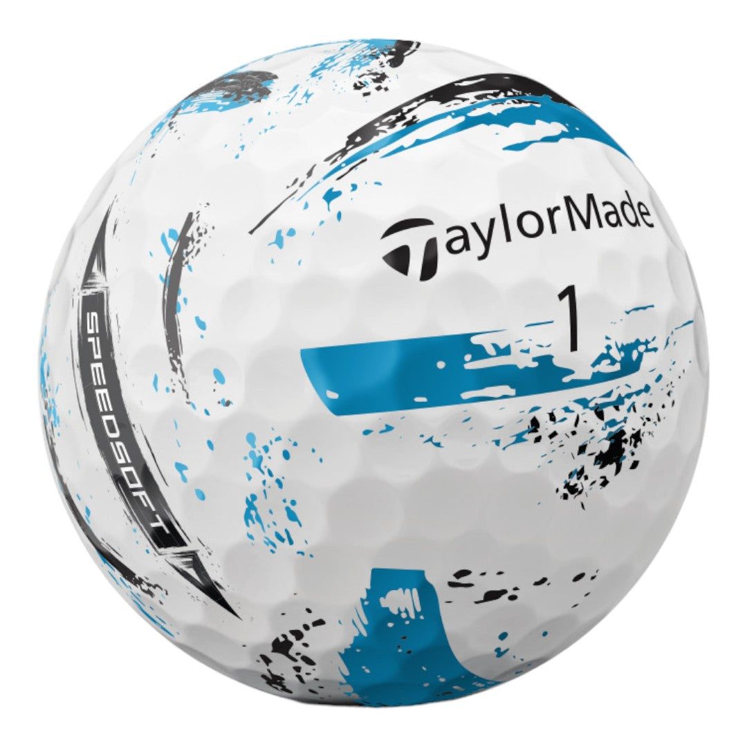 TaylorMade Speed Soft Ink Golf Balls | Blue – Clarkes Golf