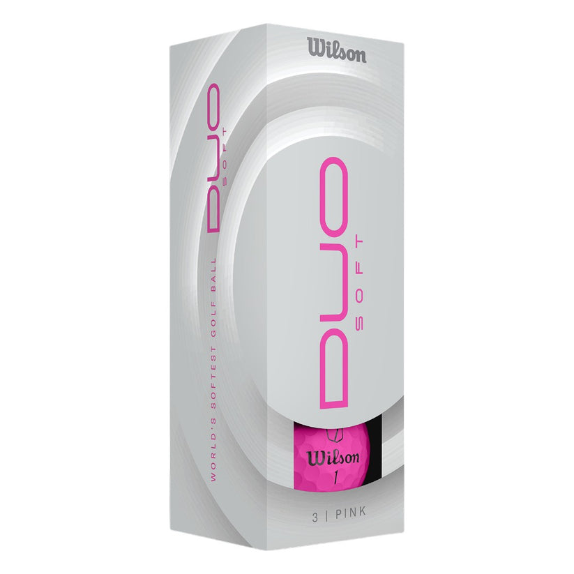 Wilson Duo Soft Golf Balls | Pink – Clarkes Golf