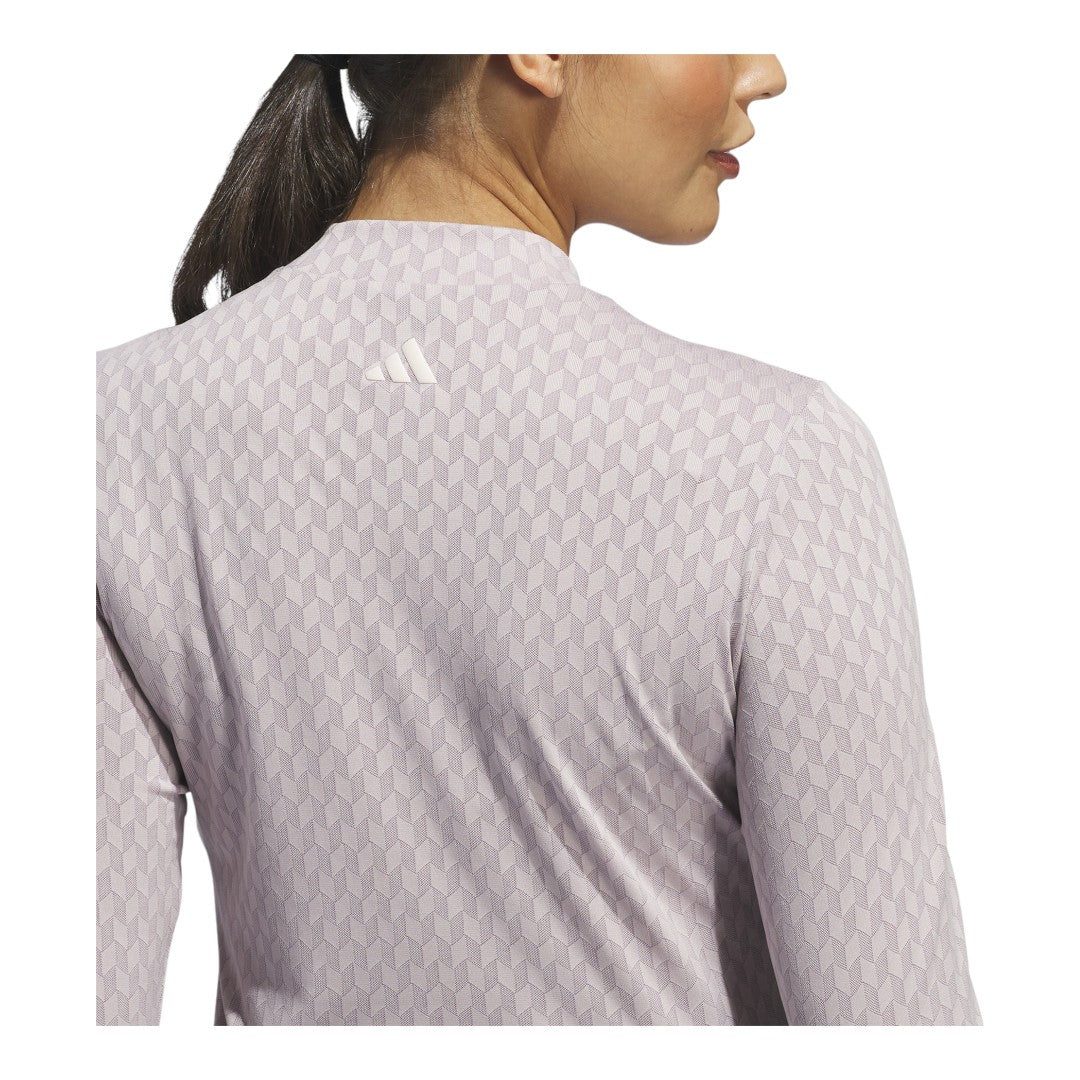 adidas Ladies Ultimate365 Tour HEAT.RDY Mock Golf Polo Shirt IP8656 ...