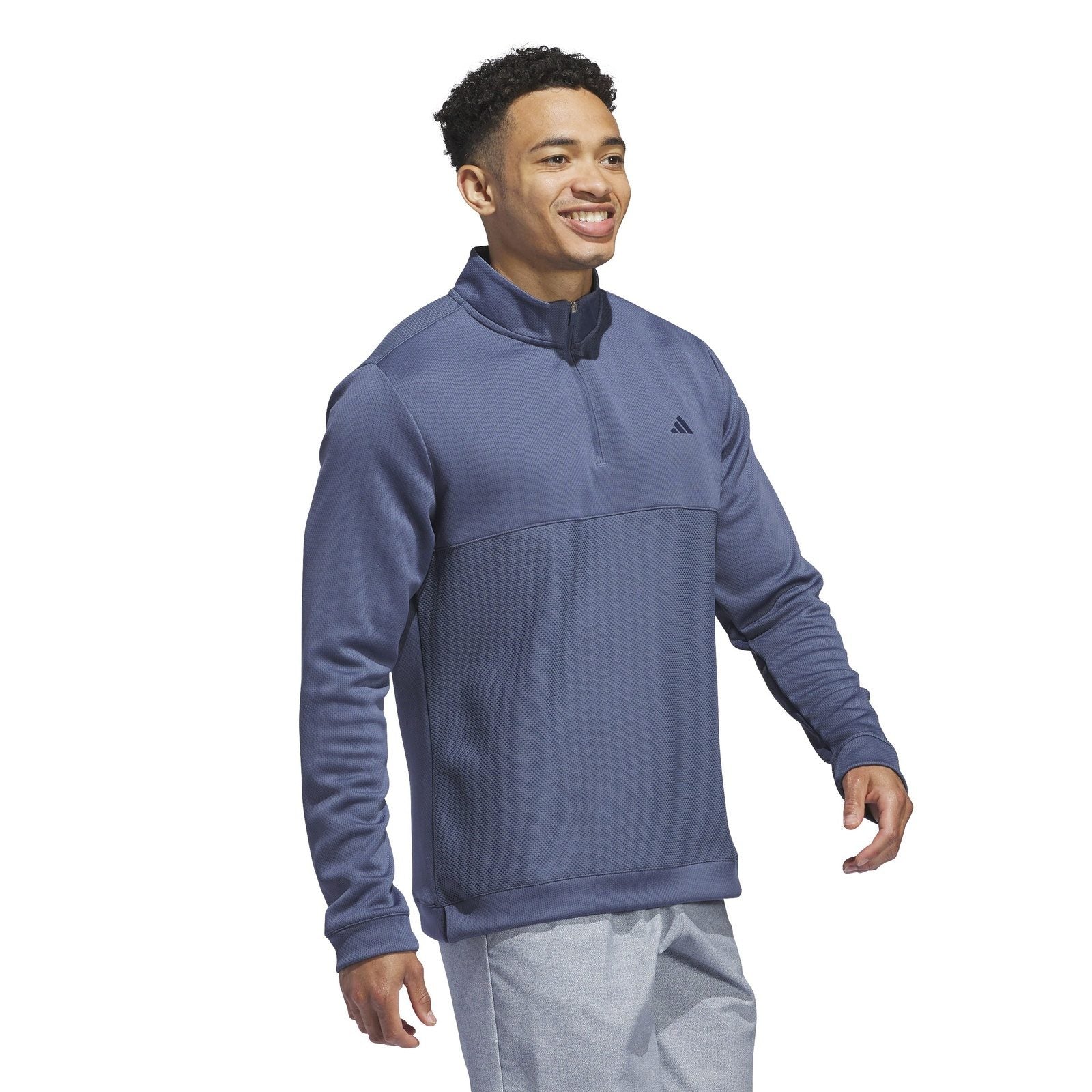 adidas Ultimate365 Textured 1/4 Zip Golf Mid Layer IU4695 – Clarkes Golf