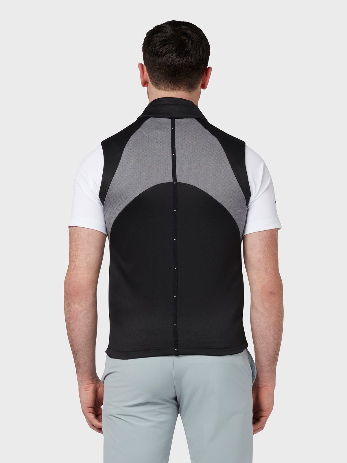 Callaway Chev Textured Golf Vest CGKSD000 Caviar – Clarkes Golf