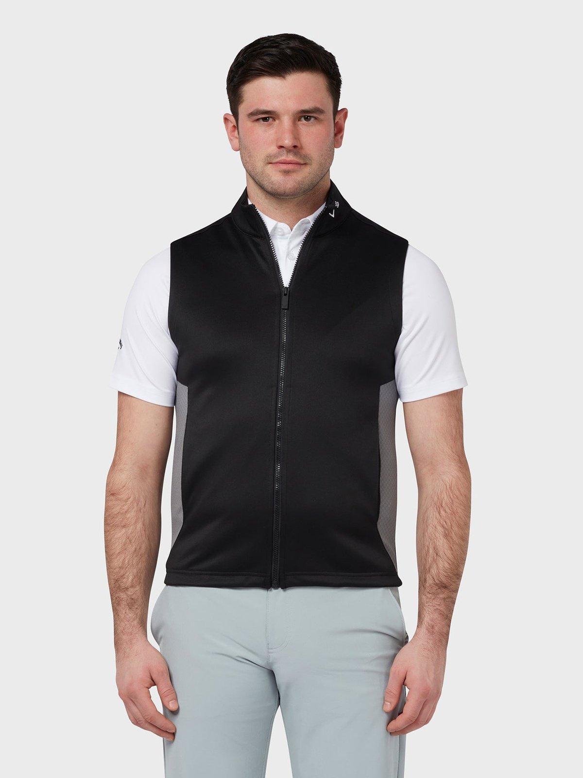 Callaway Chev Textured Golf Vest CGKSD000 Caviar – Clarkes Golf
