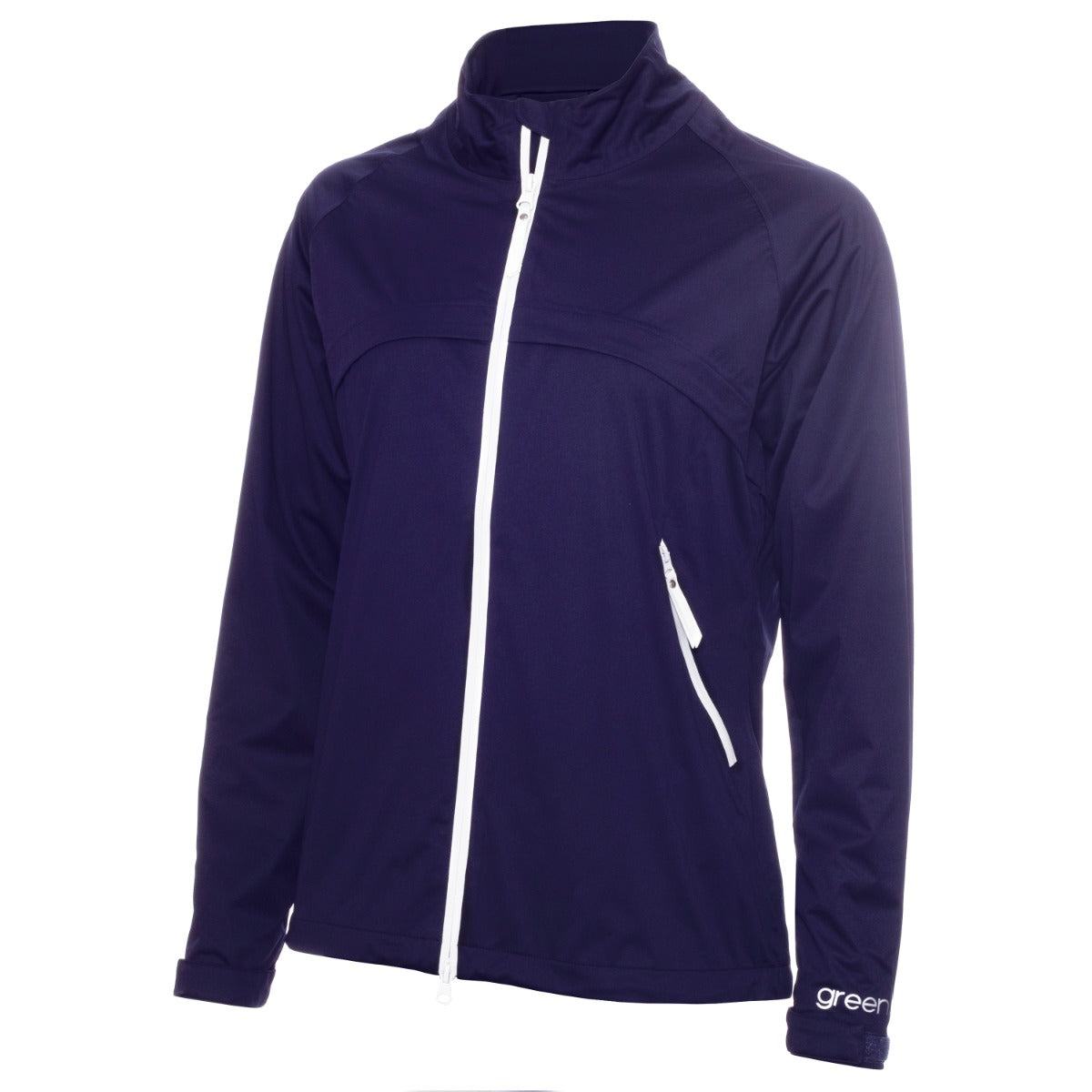 Green Lamb Ladies Gala Waterproof Golf Jacket AG21903 Navy – Clarkes Golf