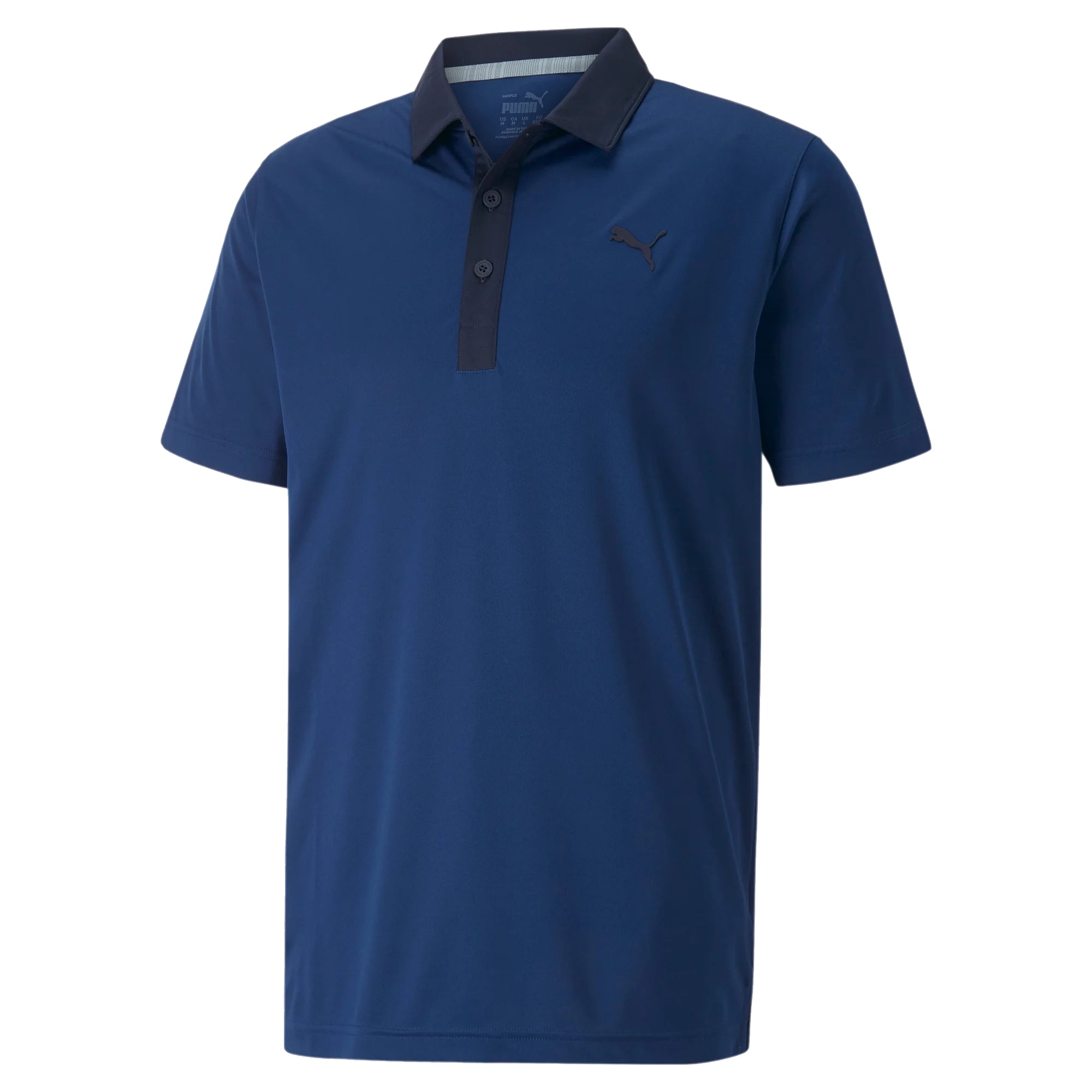 Puma Gamer Golf Polo Shirt 599118 | Blazing Blue/Navy Blazer 27 ...