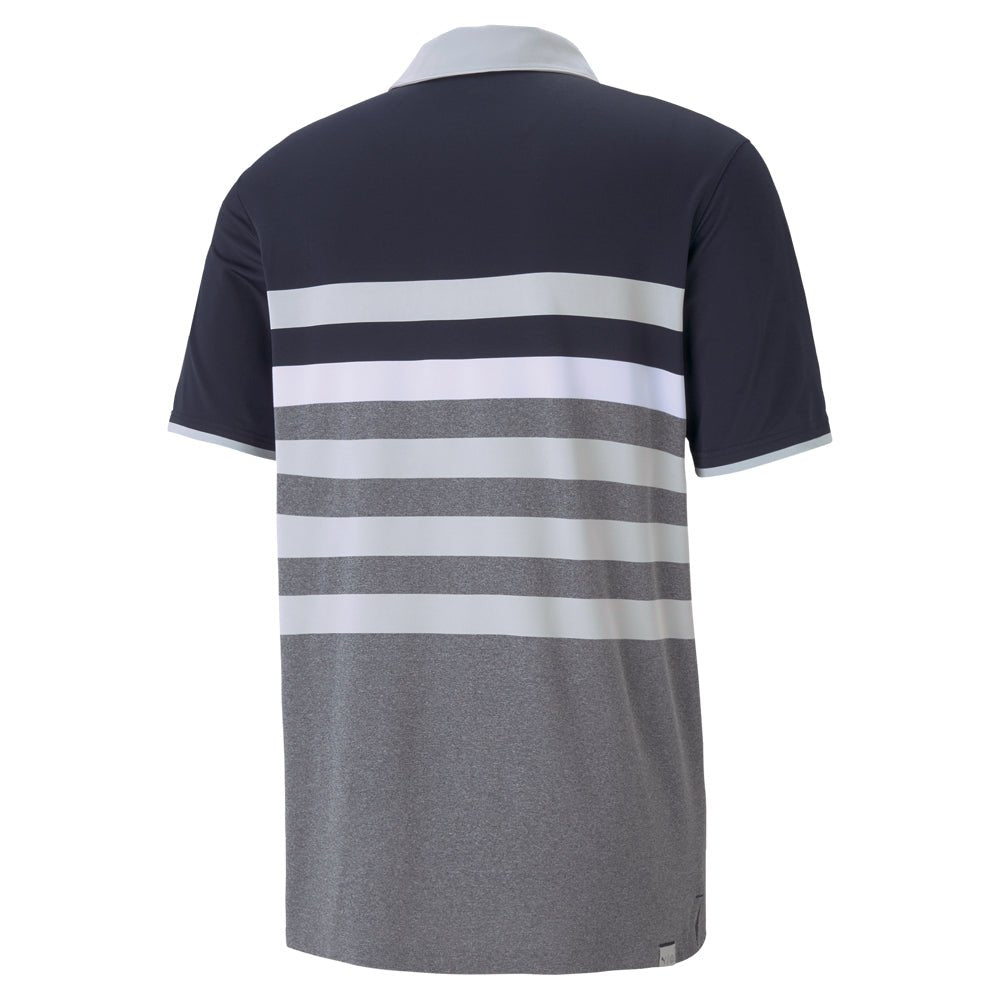 Puma MATTR One Way Golf Shirt 599115 Puma Black/High Rise 20 – Clarkes Golf